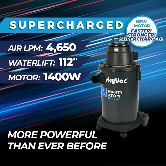 skyVac Mighty Atom Supercharged Vacuum