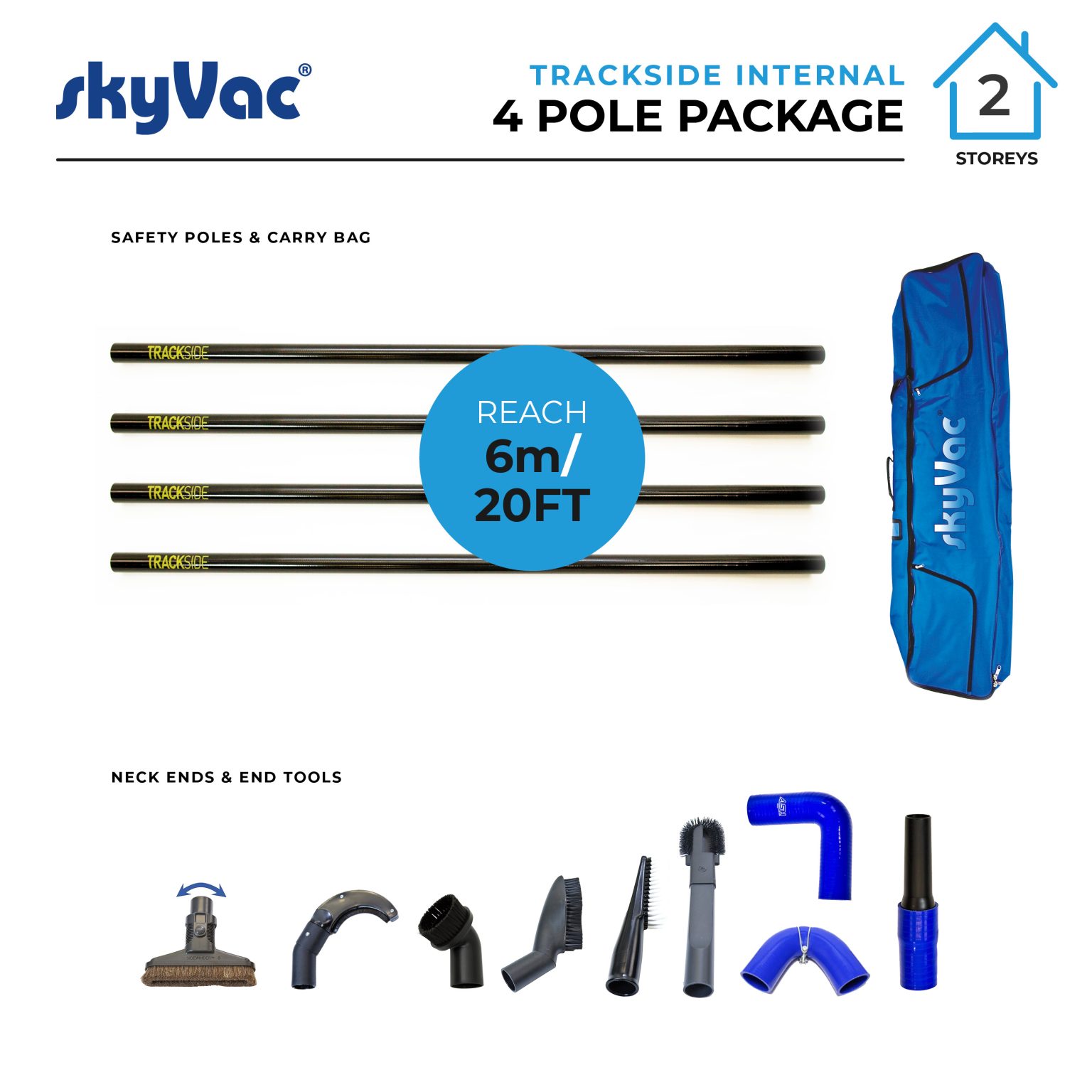 Trackside Safety Pole Package - skyVac