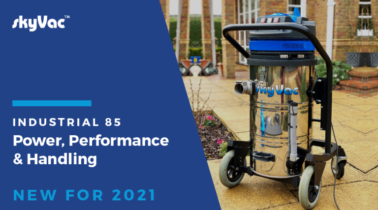 skyVac® Industrial 85 gutter vacuum: New and improved for 2021 - skyVac