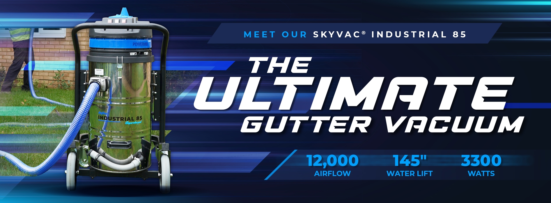 SkyVac | Home of Powerful Gutter Vacuums